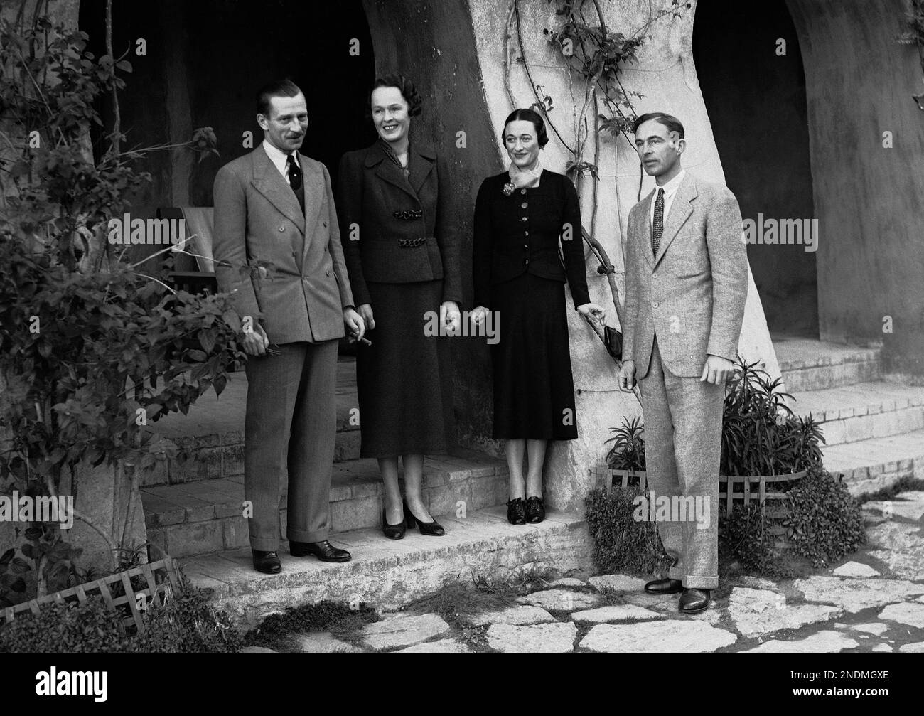Lord Brownlow, Mrs. Herman Rogers, Wallis Simpson, and Herman Rogers ...