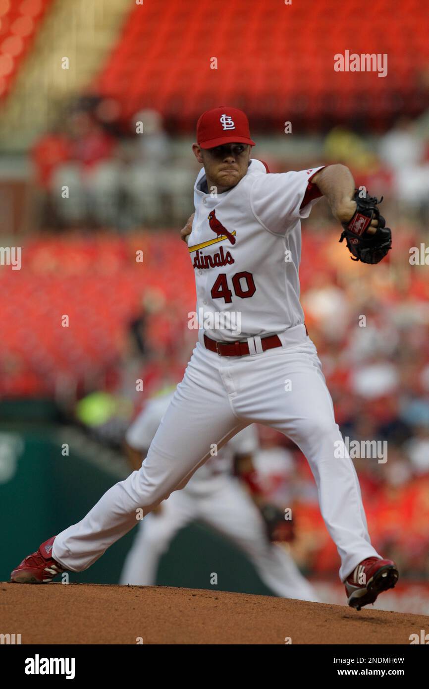 St. Louis Cardinals starting pitcher P.J. Walters throws during a ...