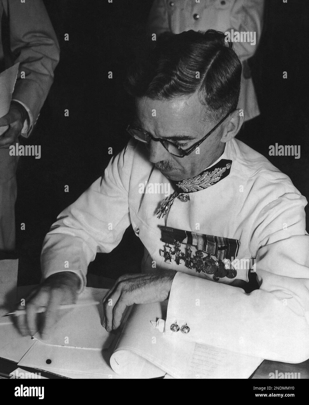 Sir Edward Gent, Governor of the Malayan Union and Representative of ...