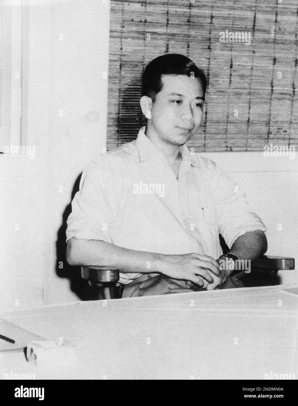 Chin Peng of Malayan Communist Leader shown Jan. 2, 1956, who came out ...