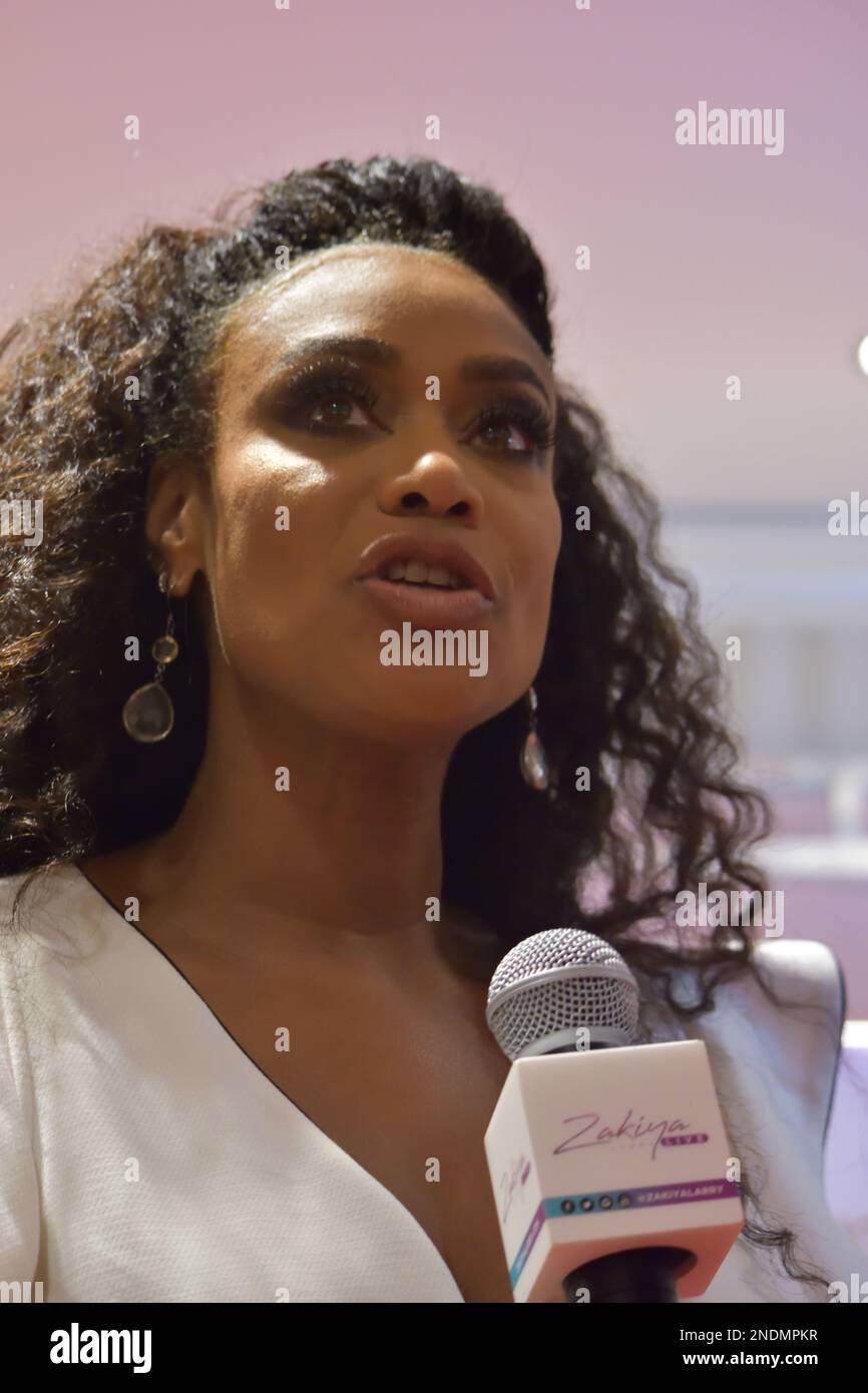 Tami Roman on the red carpet promoting TV One's When Love Kills at the ...