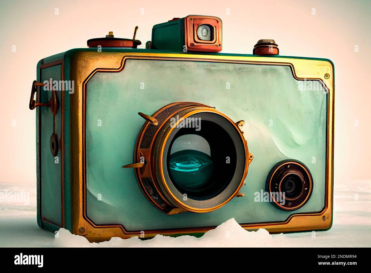Retro camera with black and white photos hi-res stock photography and ...