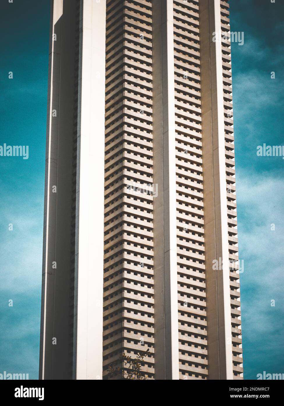A tall building seemingly infinite Stock Photo - Alamy