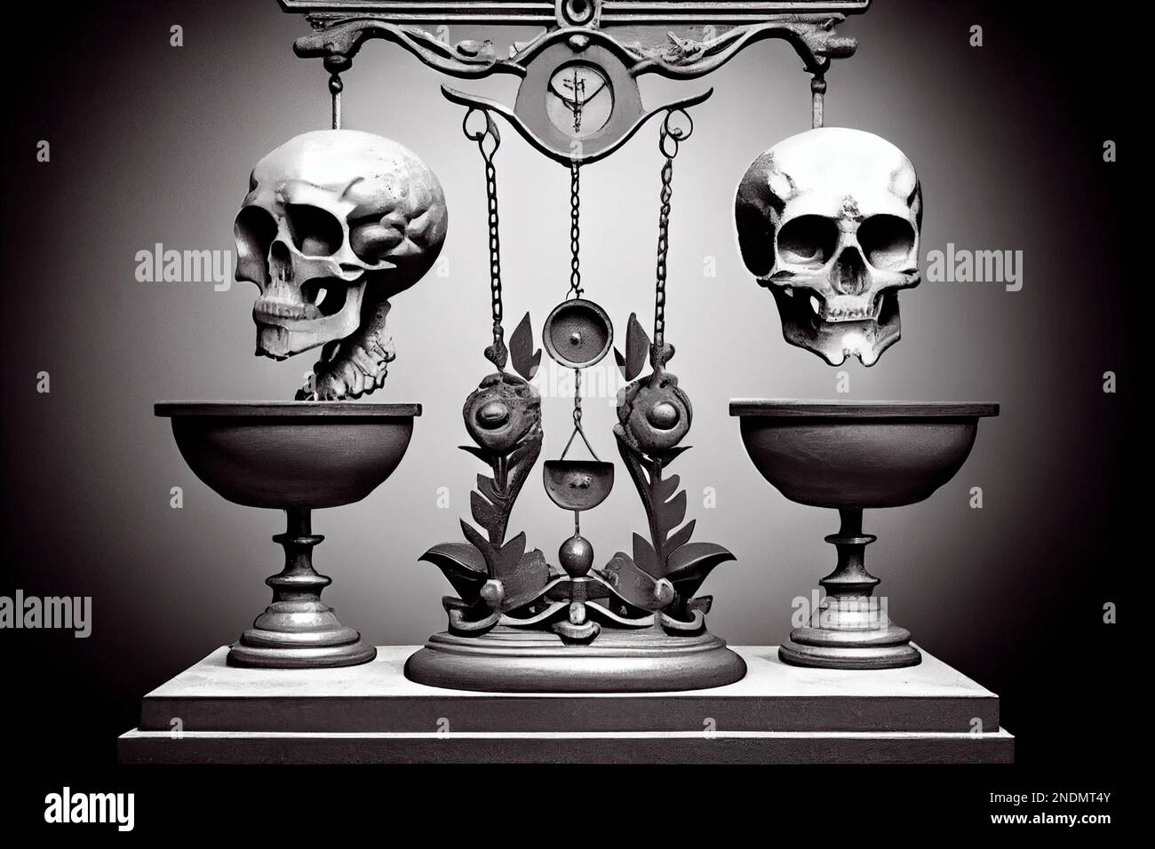 Old human skull on antique hi-res stock photography and images - Alamy