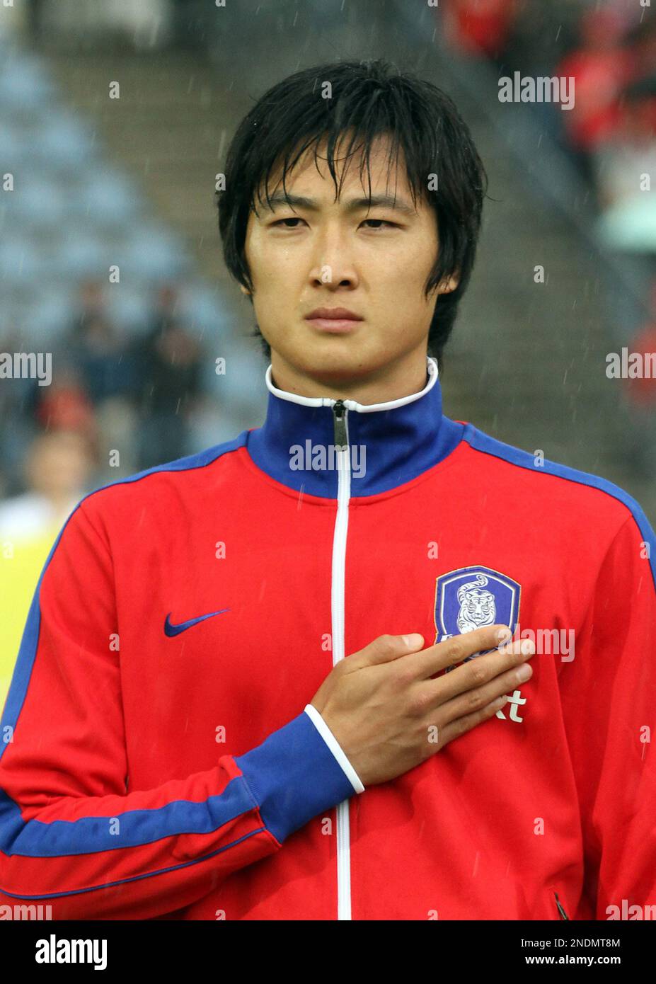 South Korean national soccer team player Kwak Tae-Hwi poses before the ...