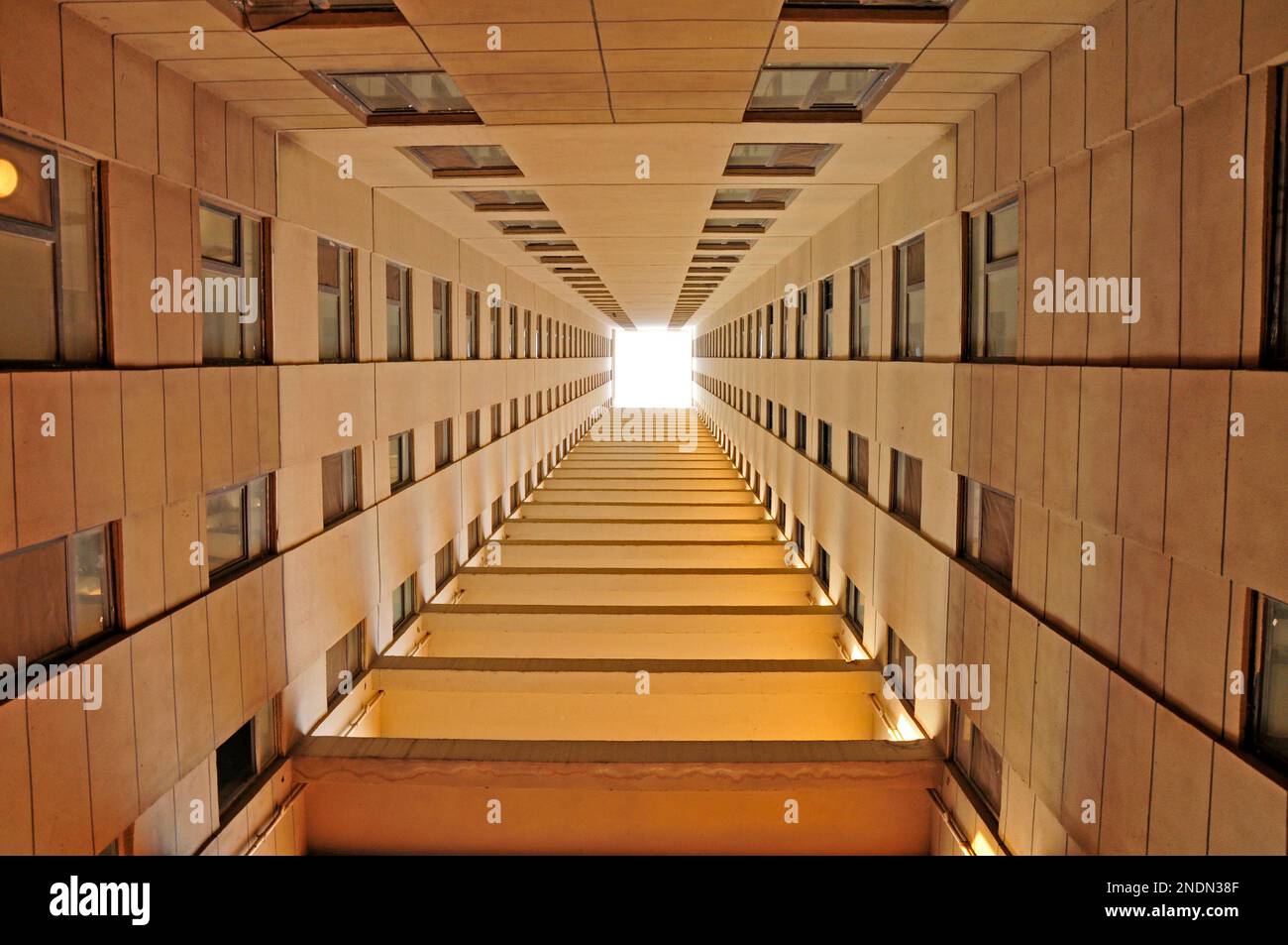 The modern office building from the Angle of the ground Stock Photo - Alamy
