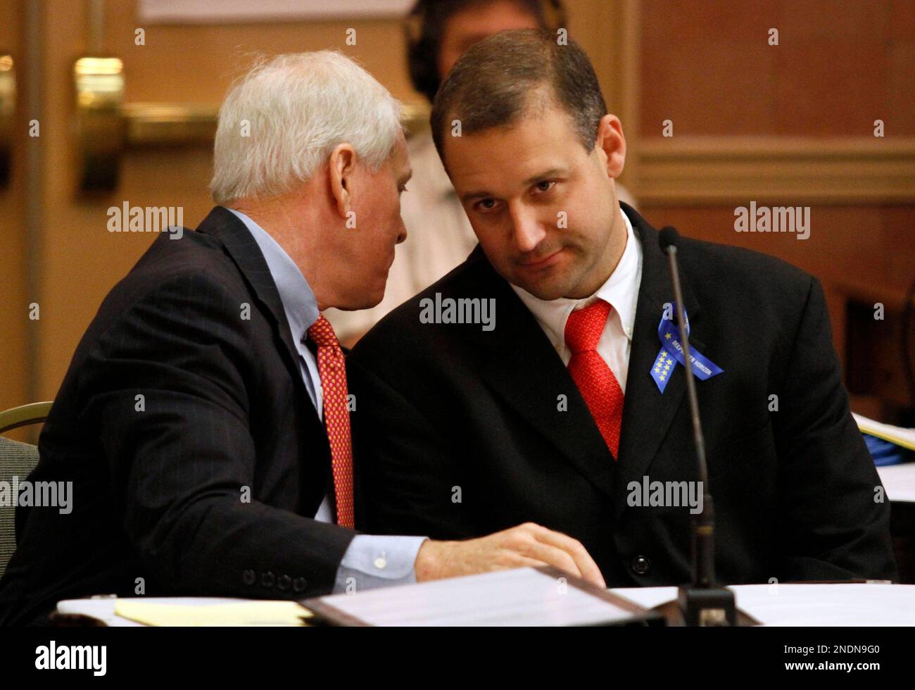 Curt Kuchta, right, Transocean master on the Deepwater Horizon oil rig ...