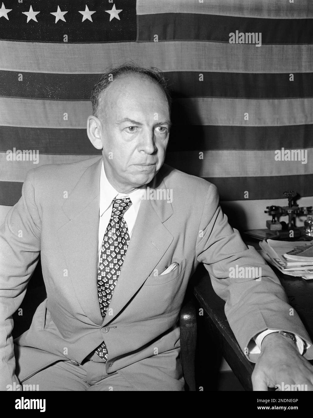 Louis Budenz, former Daily Worker editor and now a Fordham Univiversity ...