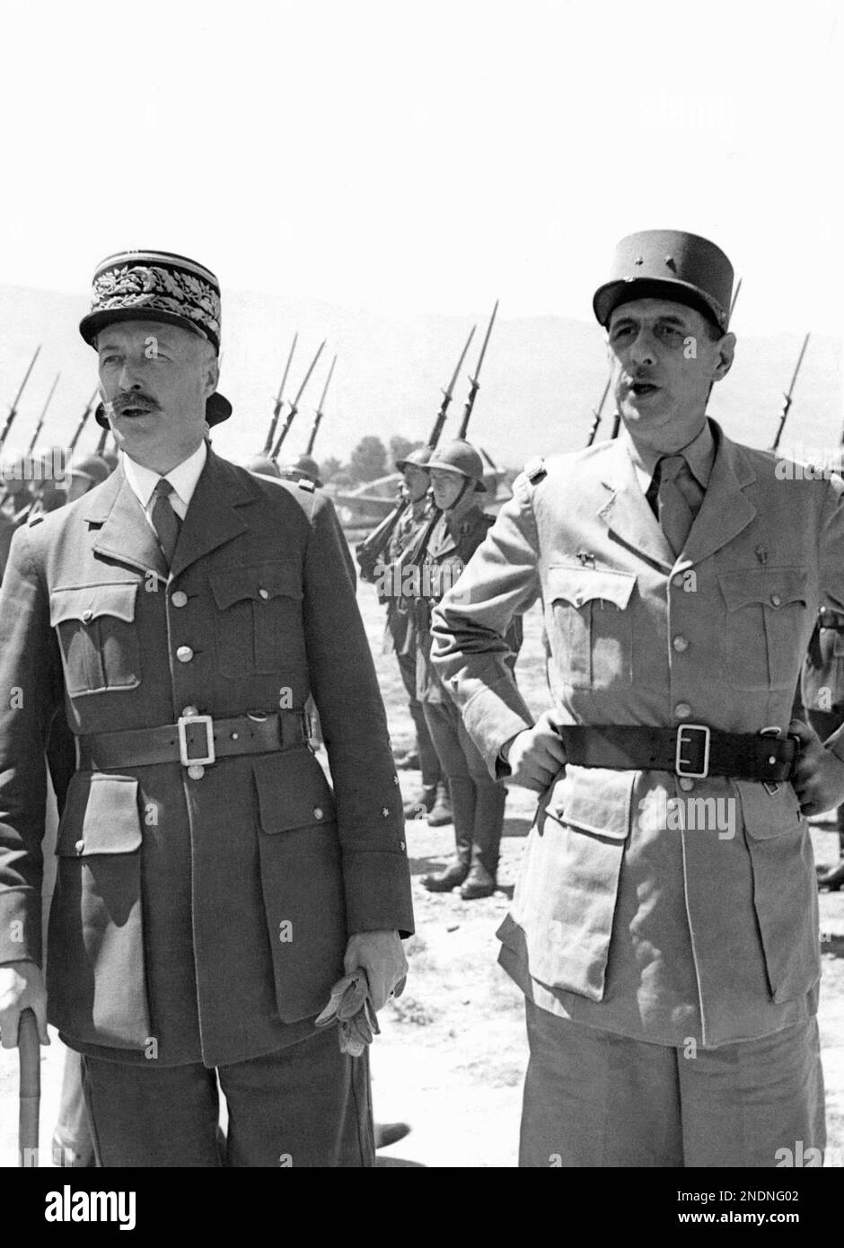 General De Gaulle, leader of the fighting French since the fall of ...
