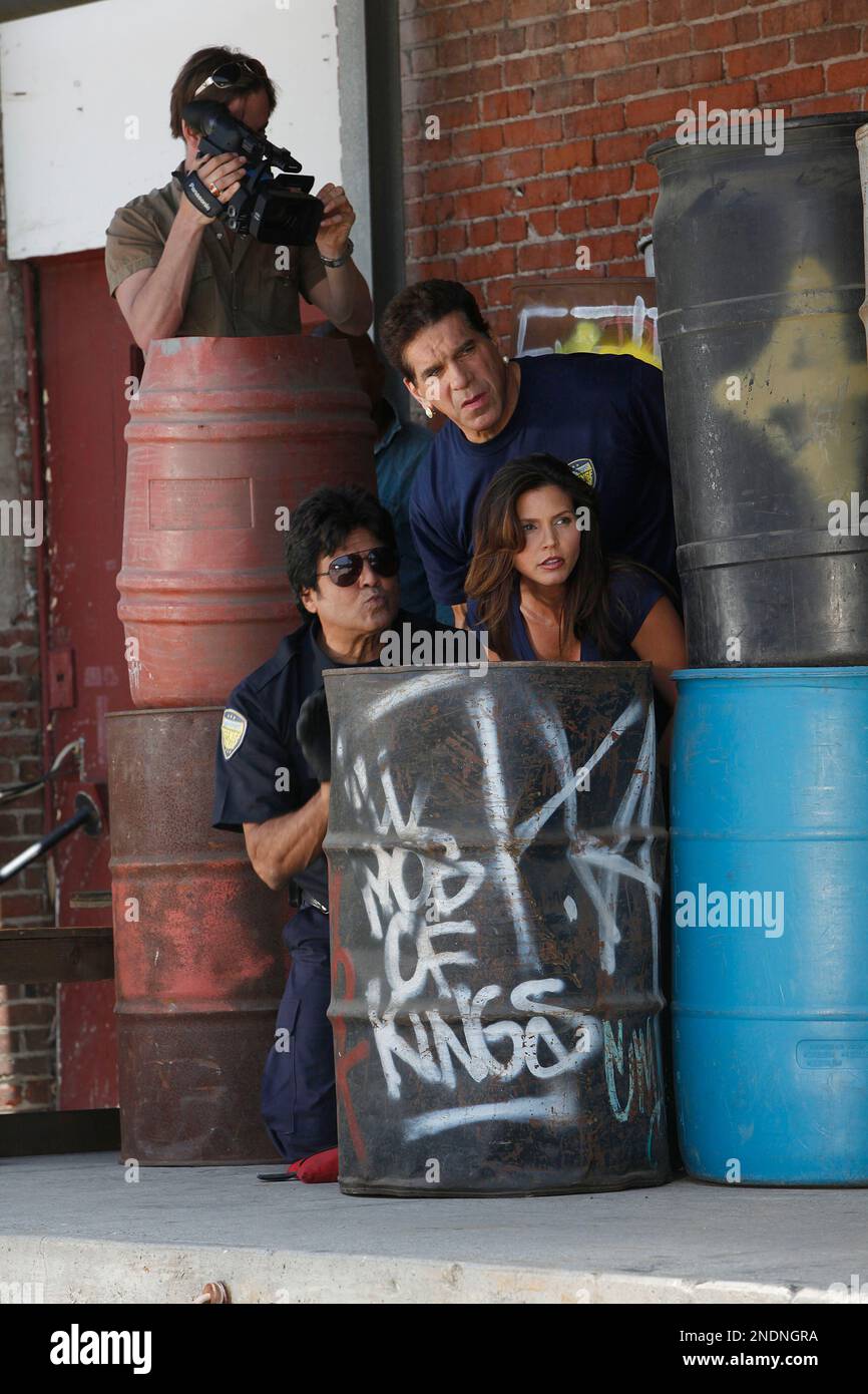 Erik Estrada, Lou Ferrigno and Charisma Carpenter of the Butterfinger ...