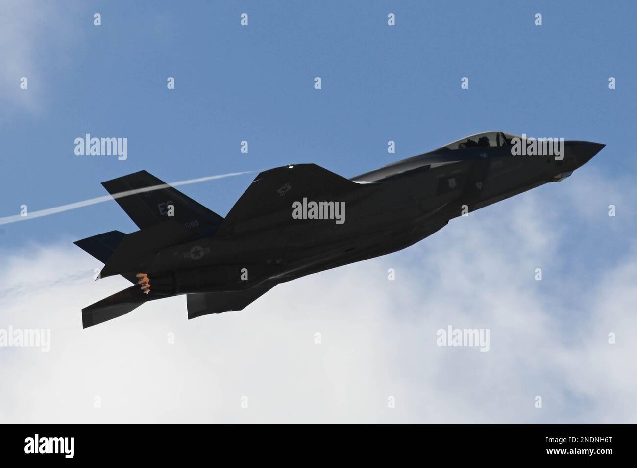 An F-35A Lightning II with the 60th Fighter Squadron, 33rd Fighter Wing ...