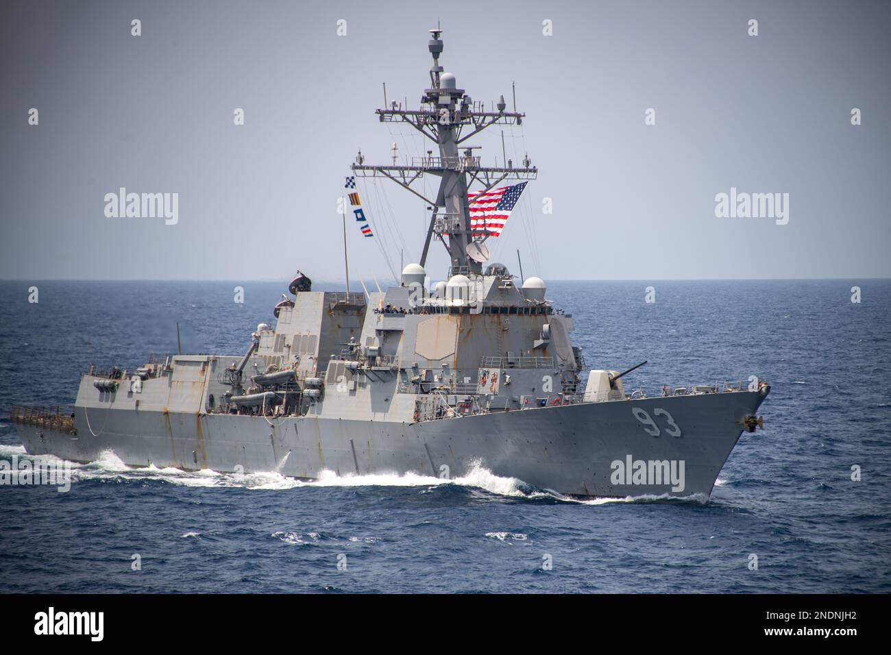 230215-N-FJ237-1071 SOUTH CHINA SEA (Feb. 15, 2023) The Arleigh Burke ...