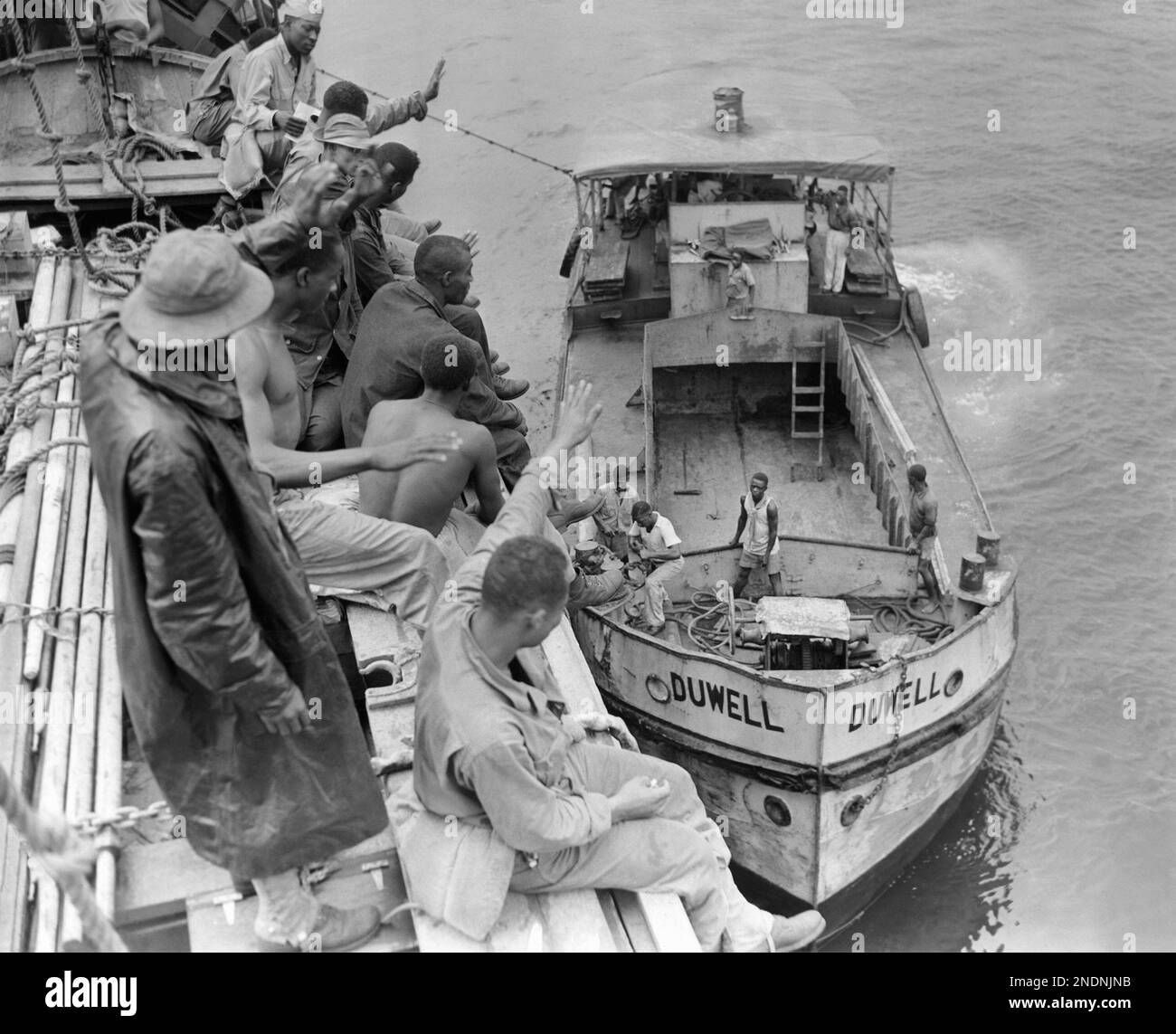Well, the troops arrive at their destination in Liberia, Dec. 3, 1942 ...