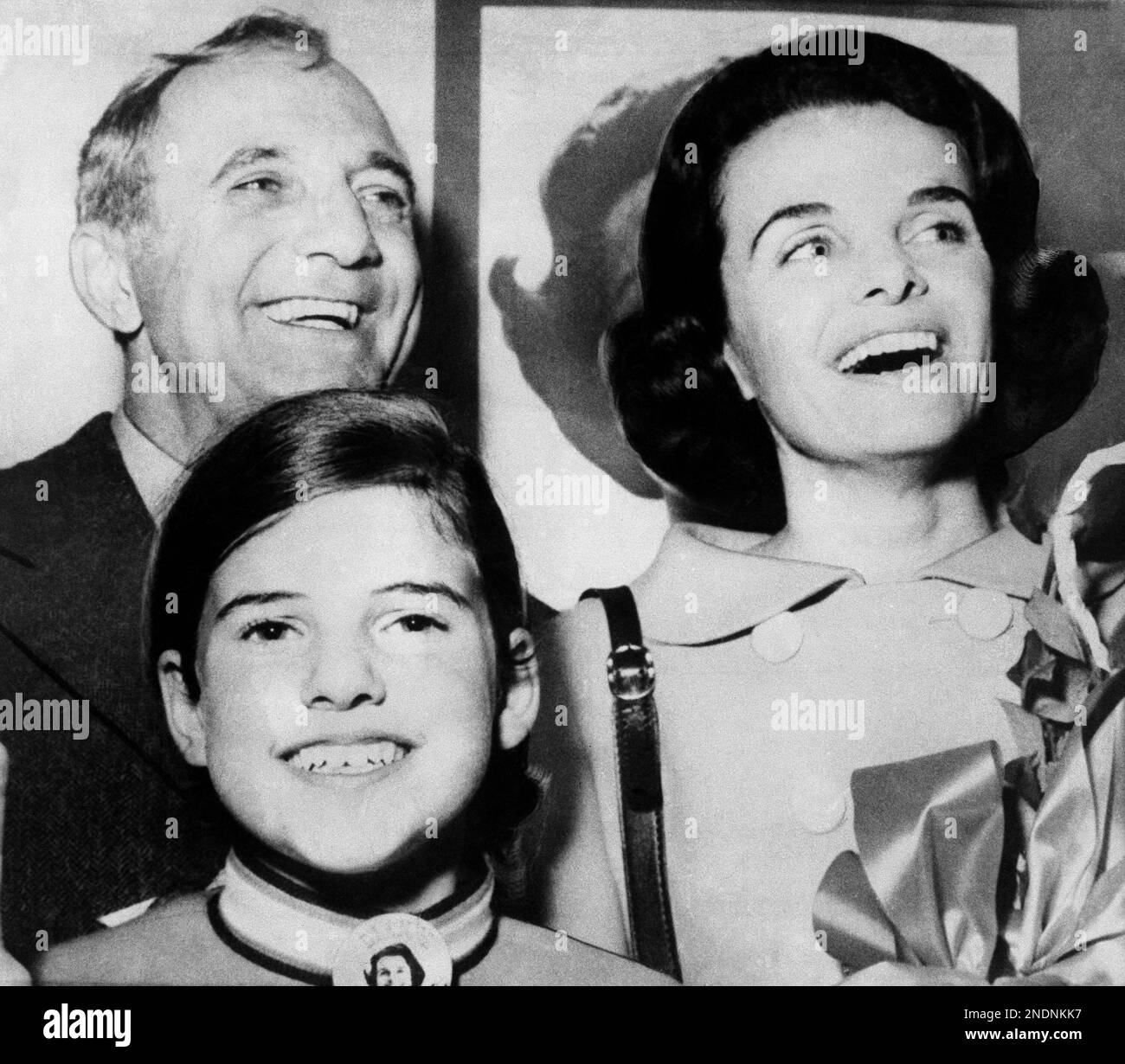 Supervisor-elect Dianne Feinstein poses with her husband, Dr. Bertram ...