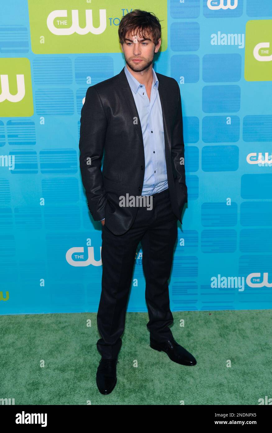 Actor Chace Crawford arrives at The CW network upfront presentation at ...