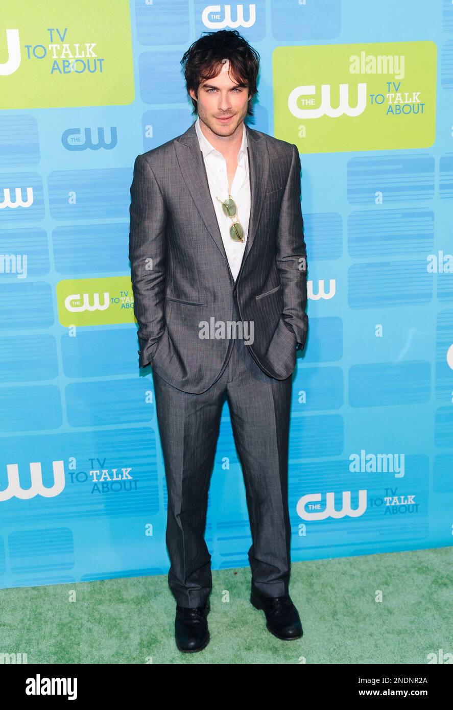 Actor Ian Somerhalder arrives at The CW network upfront presentation at ...
