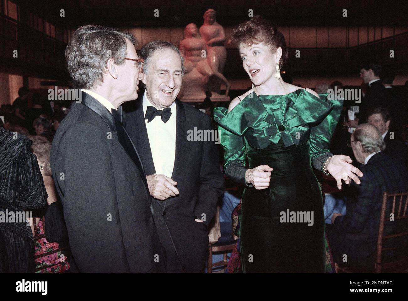 Actress Lynn Redgrave speaks with Charleston, S.C. Mayor Joseph Riley ...
