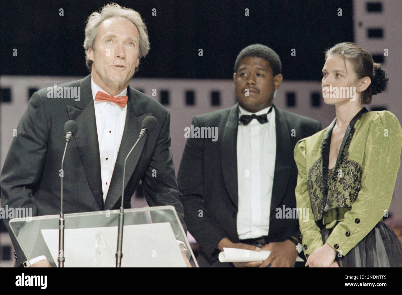 Clint Eastwood, center, and Forest Whitaker, at Festival De Cannes ...