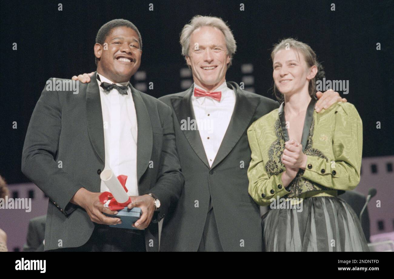 Clint Eastwood, center, and Forest Whitaker, at Festival De Cannes ...