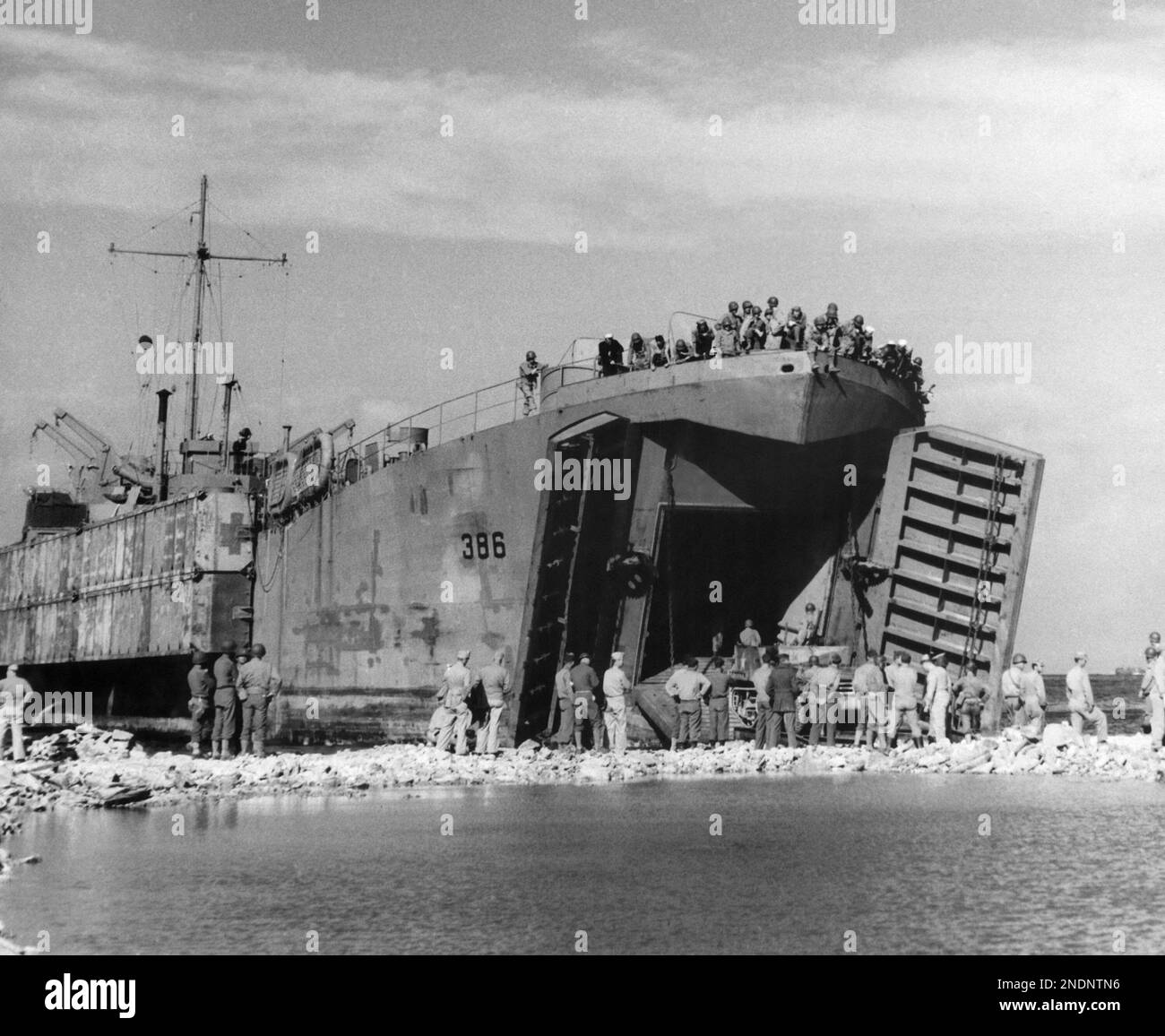 The Navy’s spectacular 1st’s, the big “landing ship-tanks” which open ...