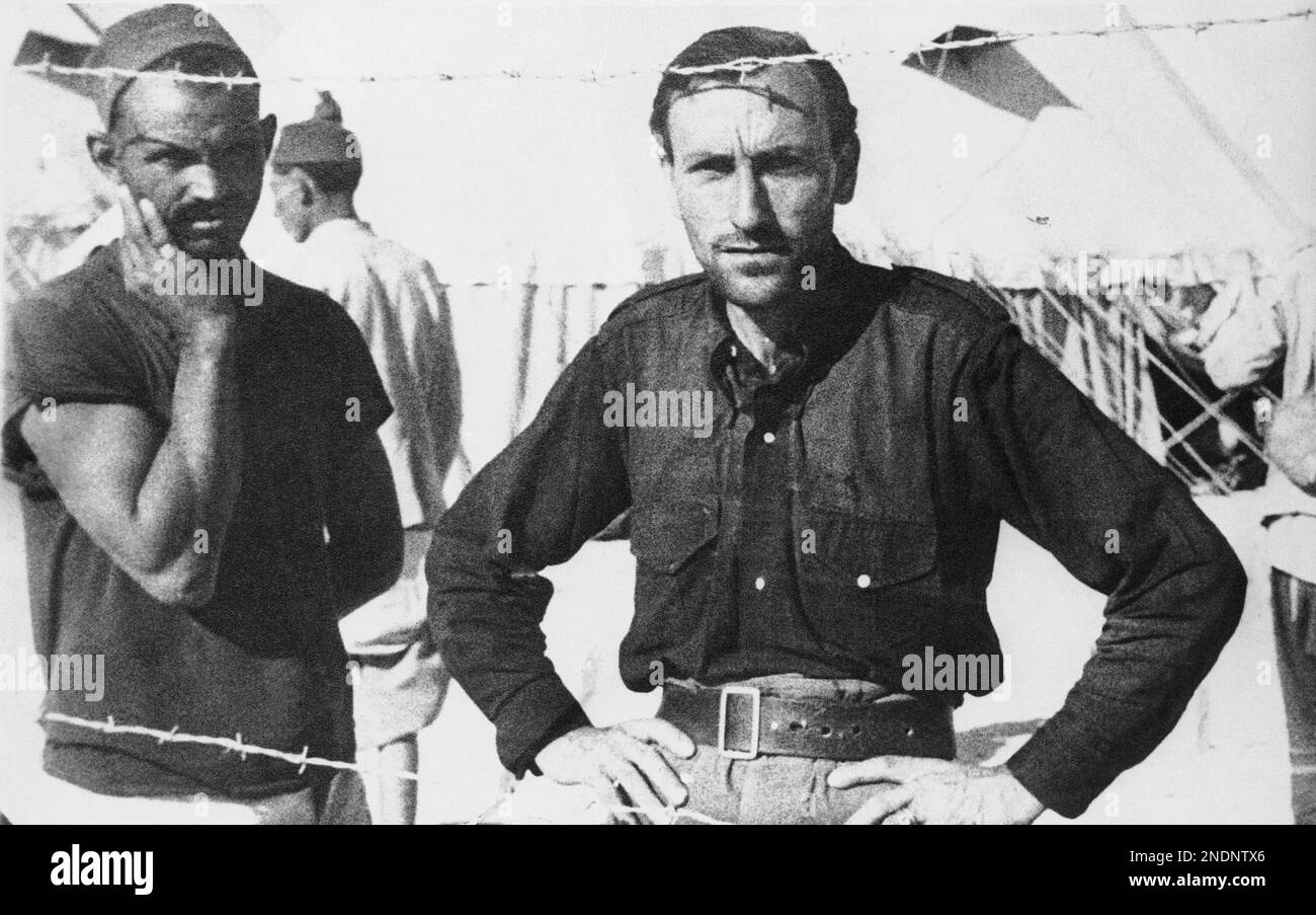 Italian officer taken prisoner during operation in Africa, July 11 ...
