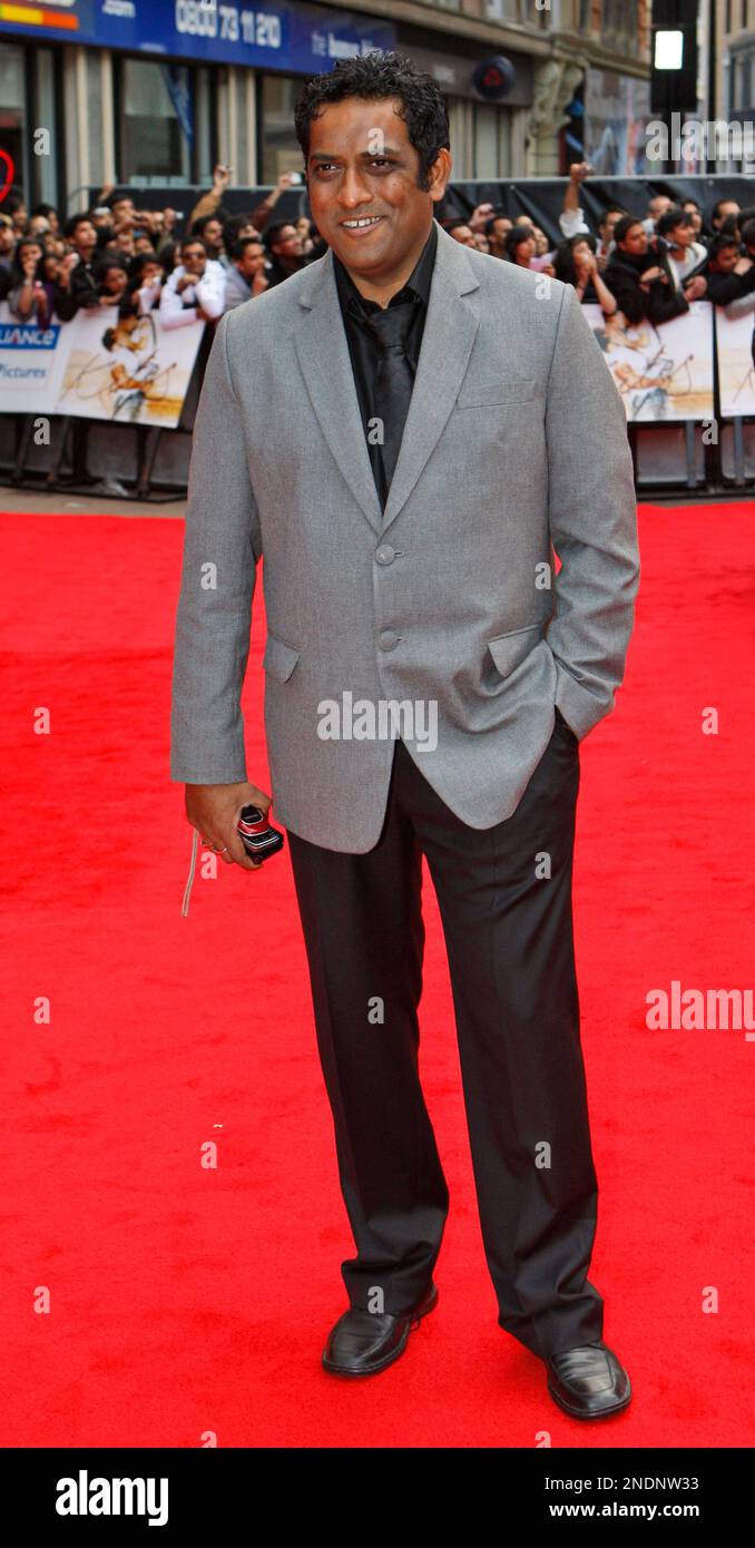 Indian film director Anurag Basu poses for the photographers as he ...