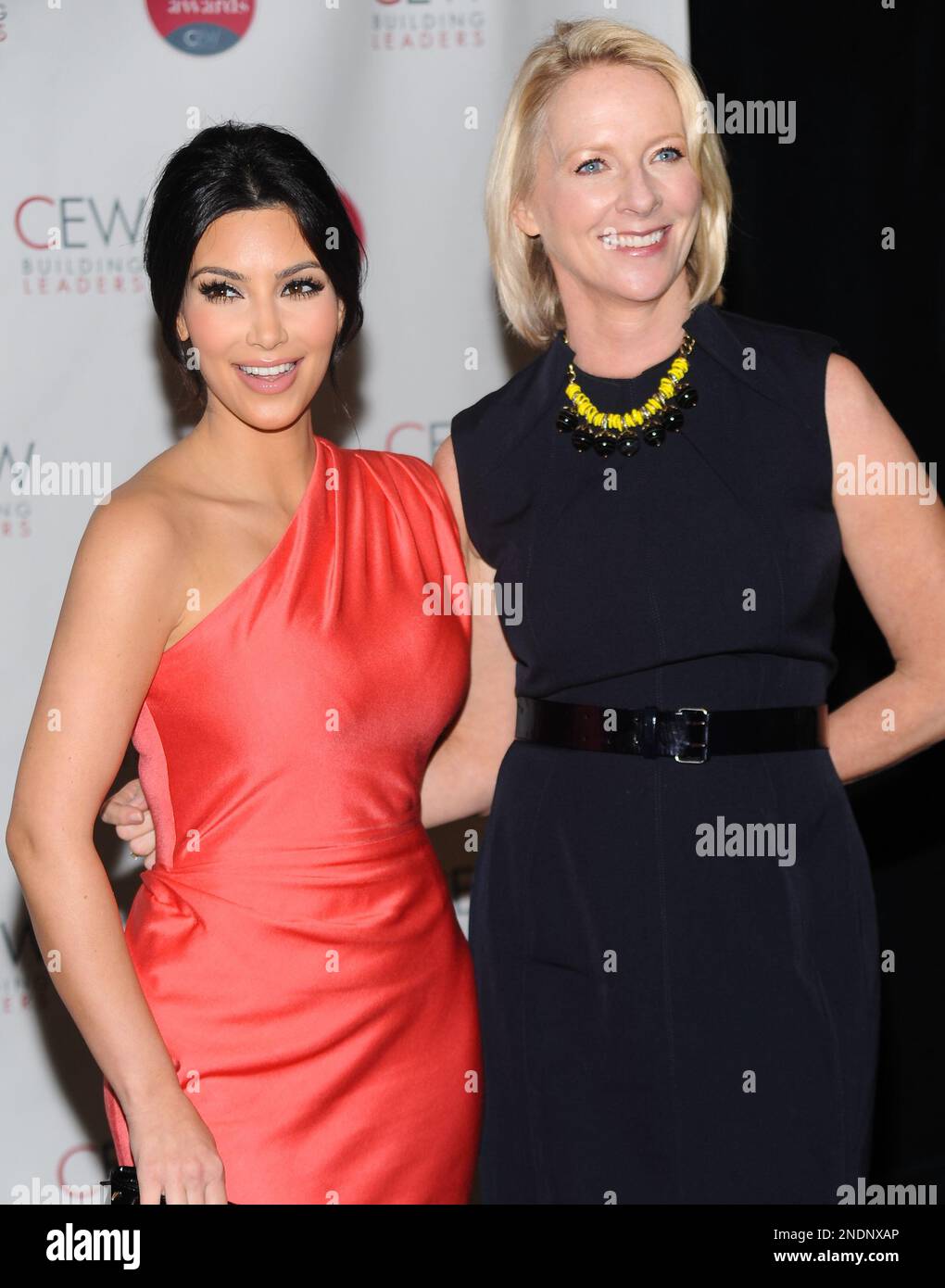 Kim Kardashian and Linda Wells pose together at the 16th Annual ... Kim Kardashian and Linda Wells pose together at the 16th Annual ...