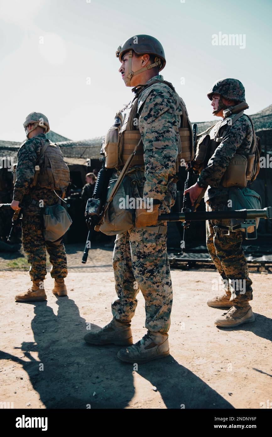 U.S. Marines assigned to Combat Logistics Battalion 15, Combat ...