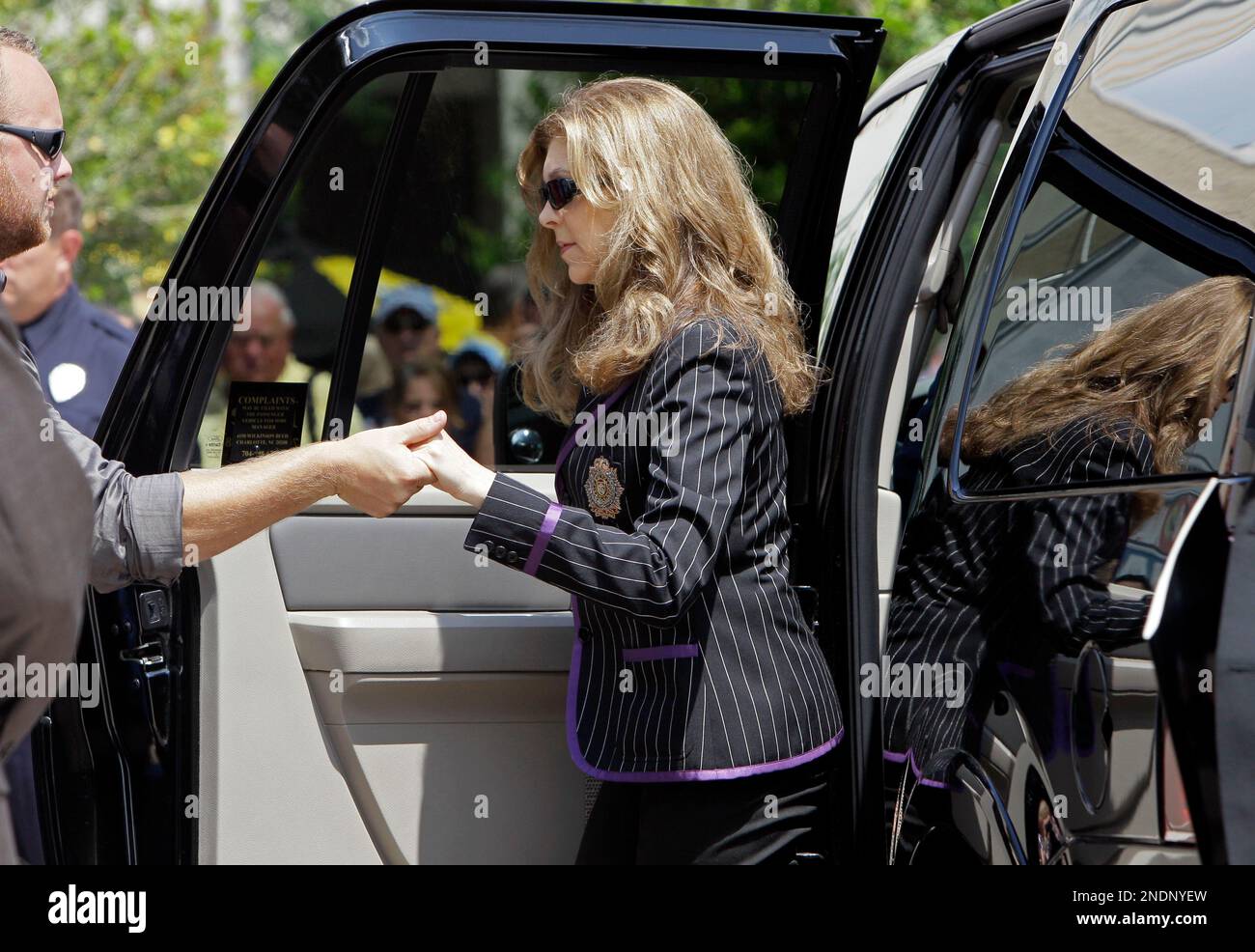 Teresa Earnhardt, wife of the late Dale Earnhardt, arrives for the ...