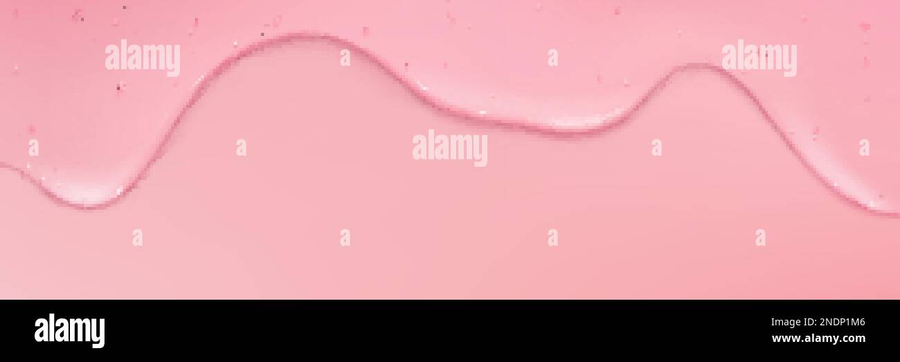 Clear liquid cosmetic gel texture. Dripping jelly cream or serum with ...
