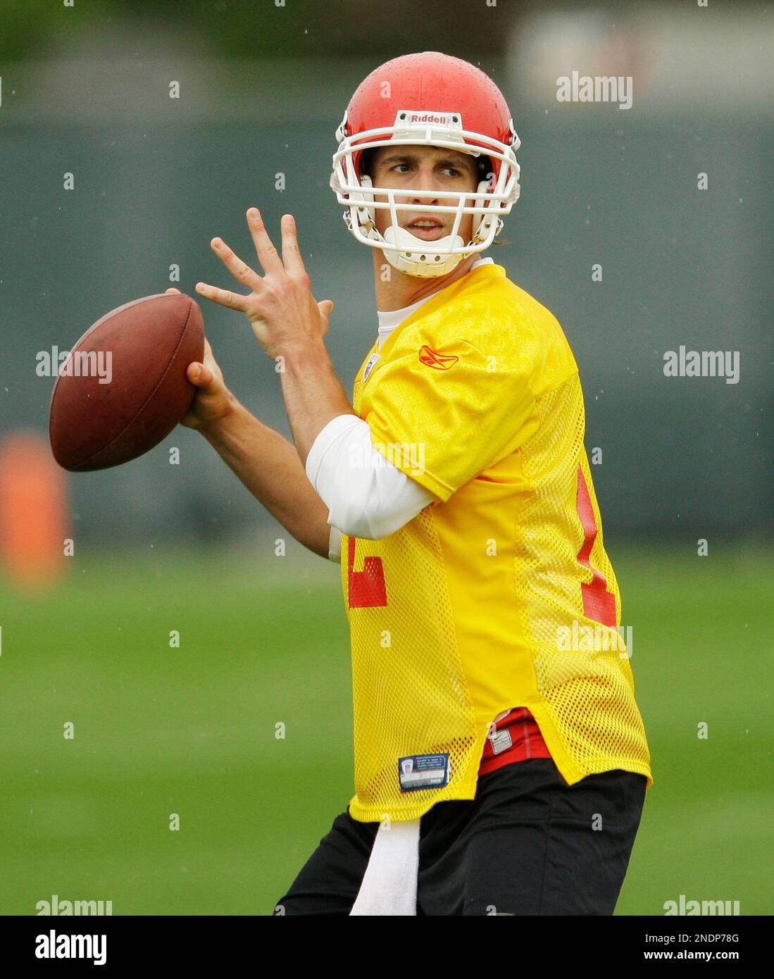 Kansas City Chiefs quarterback Brodie Croyle (12) during a football ...