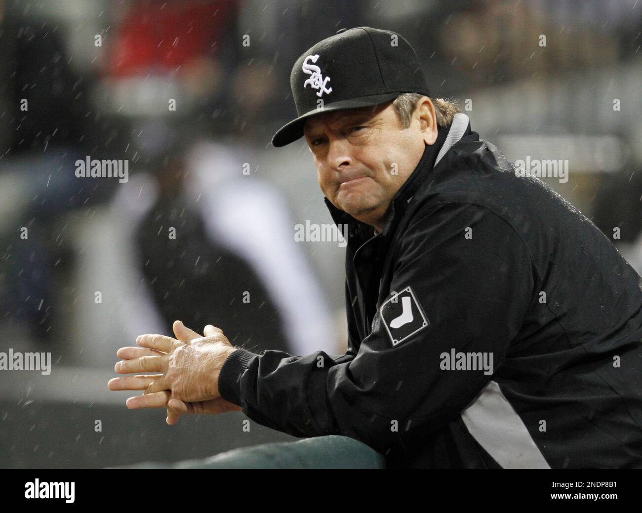 Chicago White Sox pitching coach Don Cooper watches his team play ...
