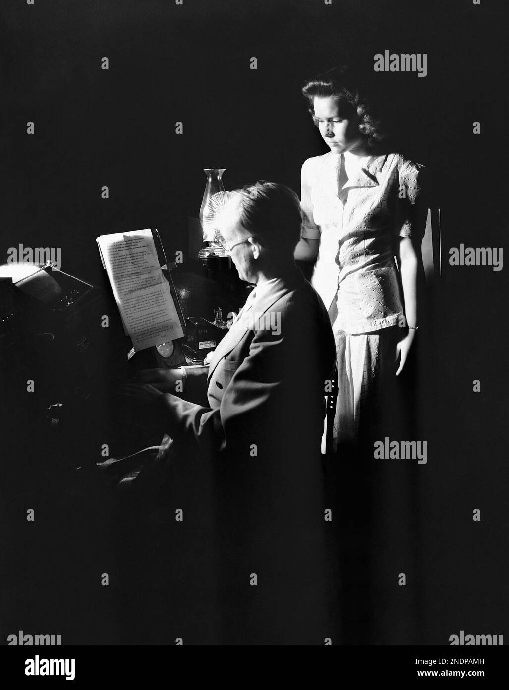 The Associated Press building in New York was dark with the rest of ...