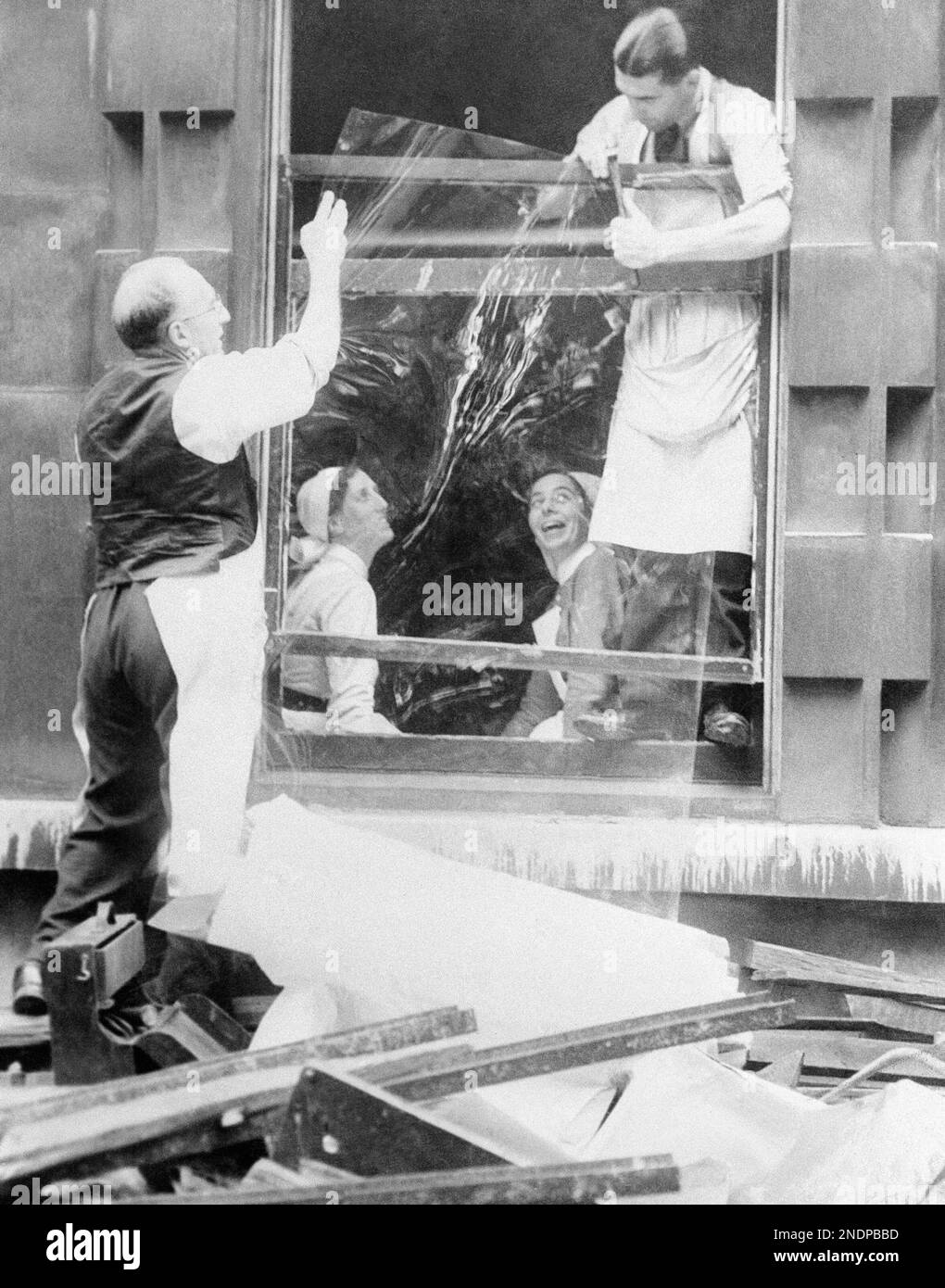 “Acetate windows”, shipped from the U.S. by the British War Relief ...
