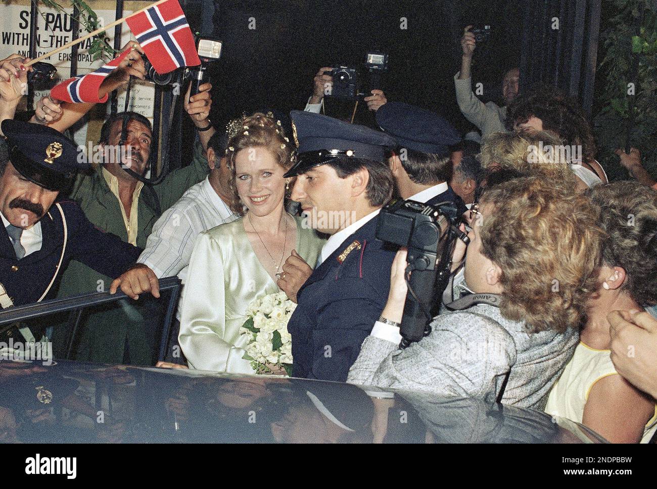 Norwegian actress Liv Ullmann and her husband Donald Saunders leave the ...