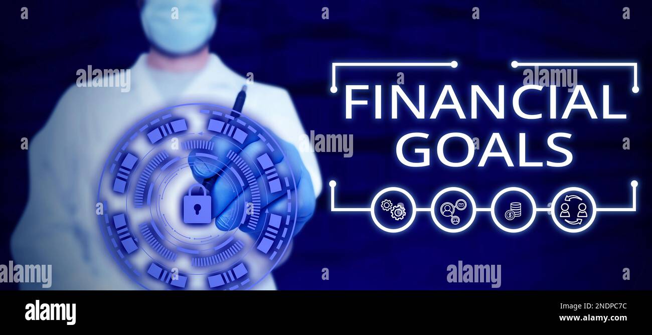 Conceptual display Financial Goals. Business showcase targets usually ... Conceptual display Financial Goals. Business showcase targets usually ...