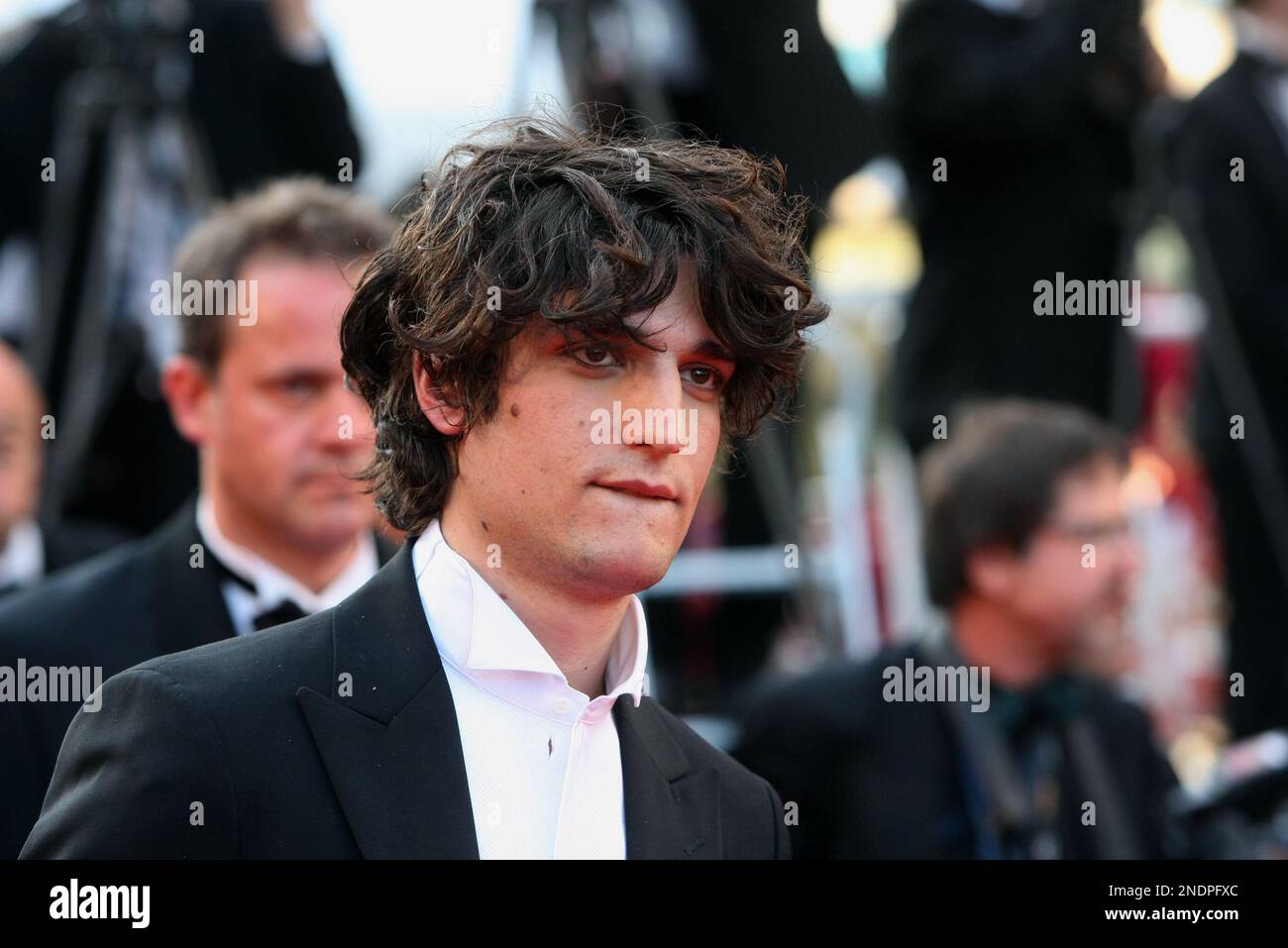 Actor Louis Garrel arrives for the screening of the film "Des Hommes Et ...