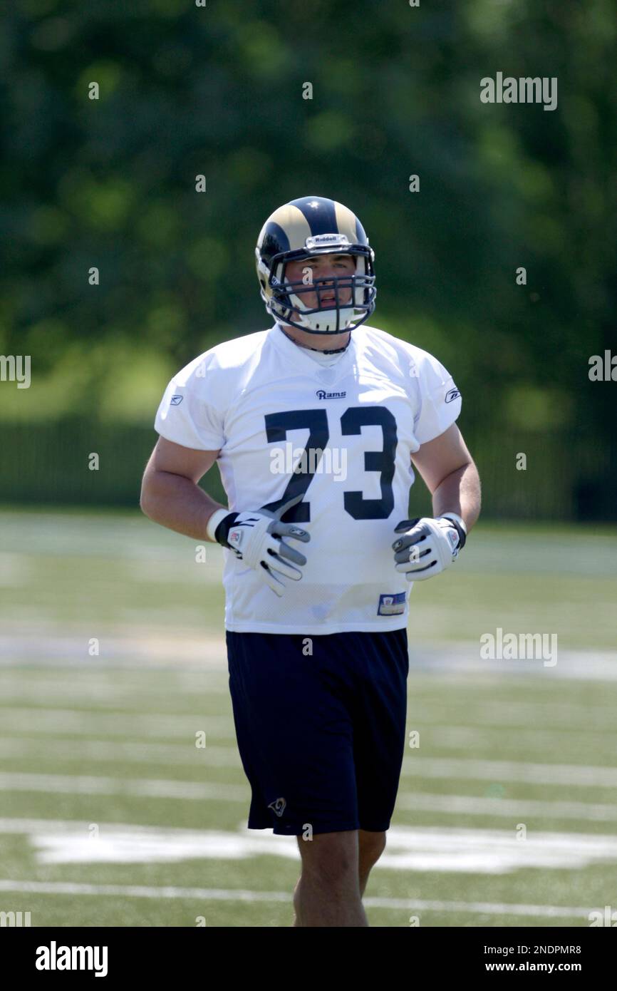 St. Louis Rams offensive tackle Adam Goldberg is seen during NFL ...