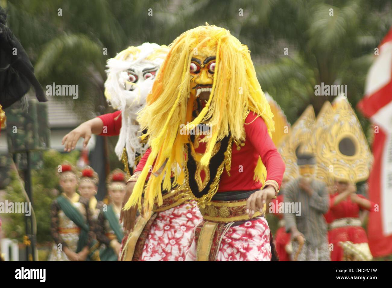 Madiun, Indonesia. 15th Feb, 2023. A number of people performed the ...