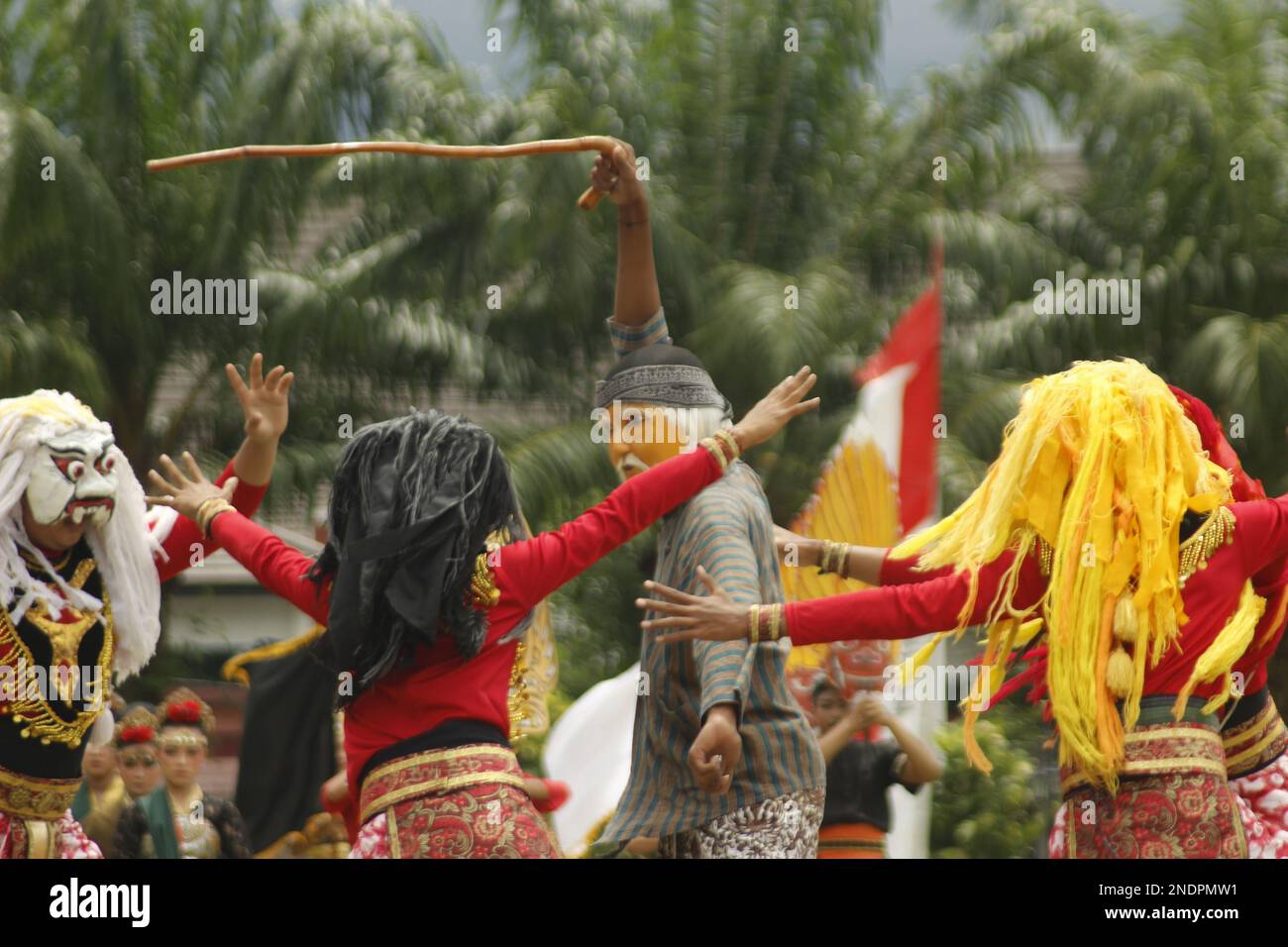 Madiun, Indonesia. 15th Feb, 2023. A number of people performed the ...