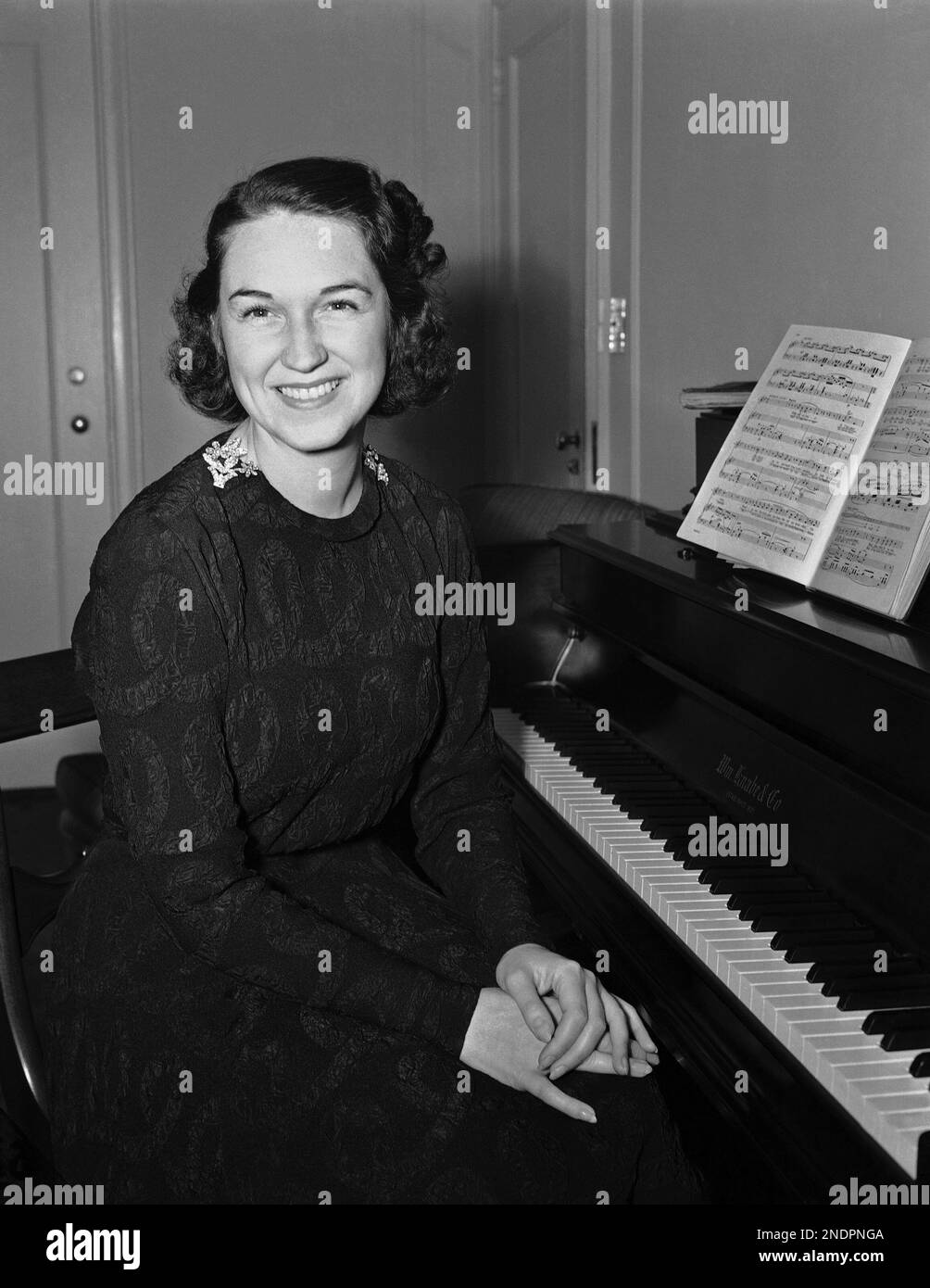 Opera Singer Rise Stevens, soon to make her debut at the Metropolitan ...