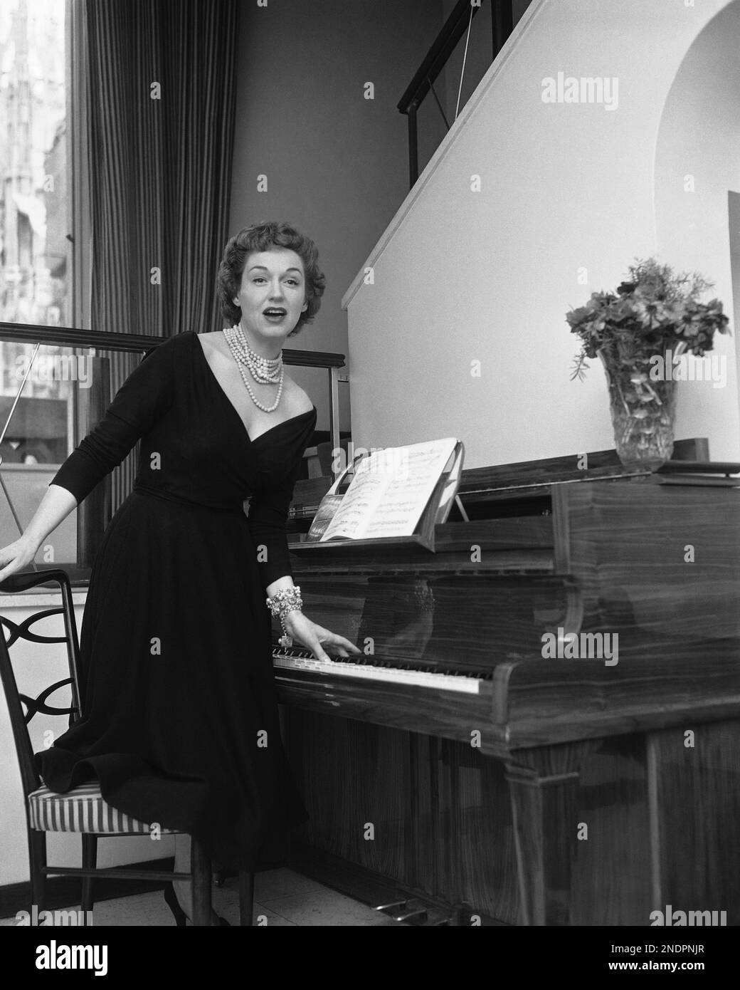 Soprano Rise Stevens of New York’s Metropolitan Opera Company will ...