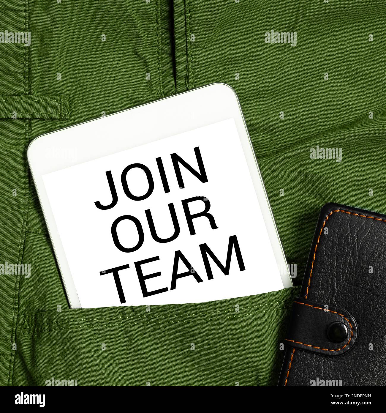 Text caption presenting Join Our Team. Conceptual photo Allied ...