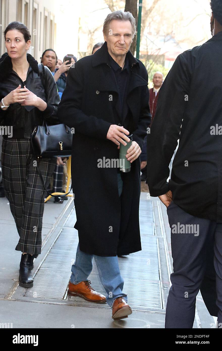 New York, NY, USA. 15th Feb, 2023. Liam Neeson at The View in New York ...
