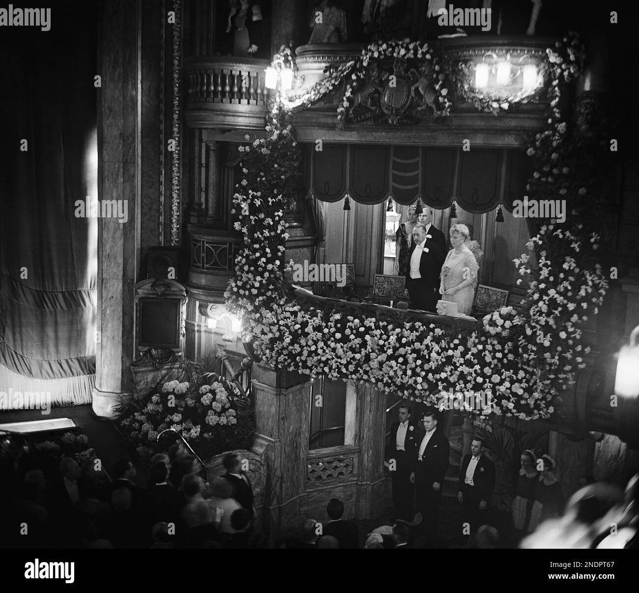 Britain's King George V and Queen Mary in the Royal Box at the London ...