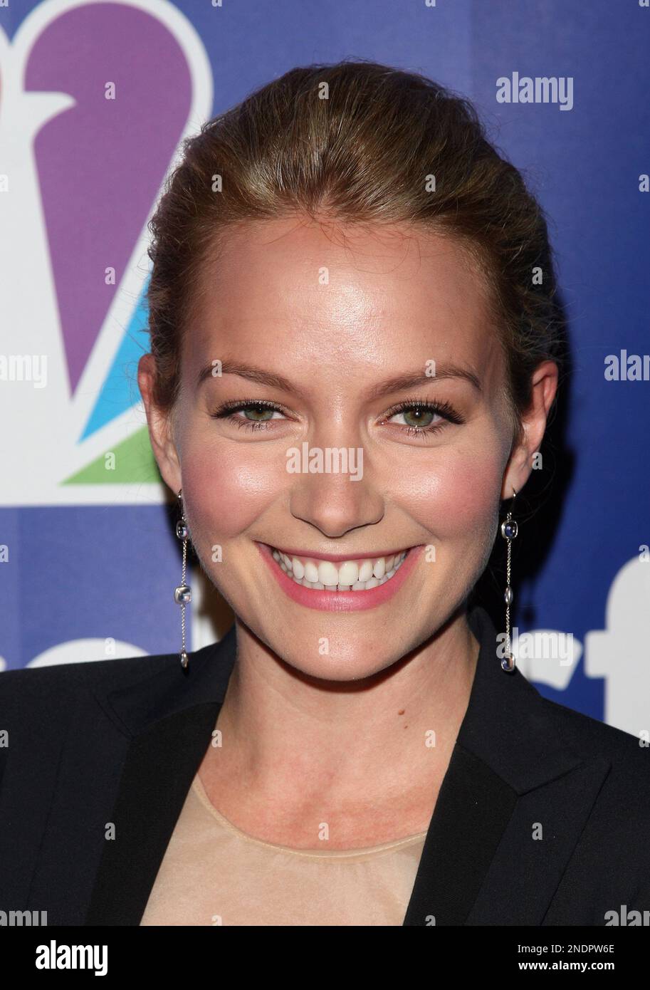 Becki Newton attends the NBC Universal's Upfront presentation in New ...
