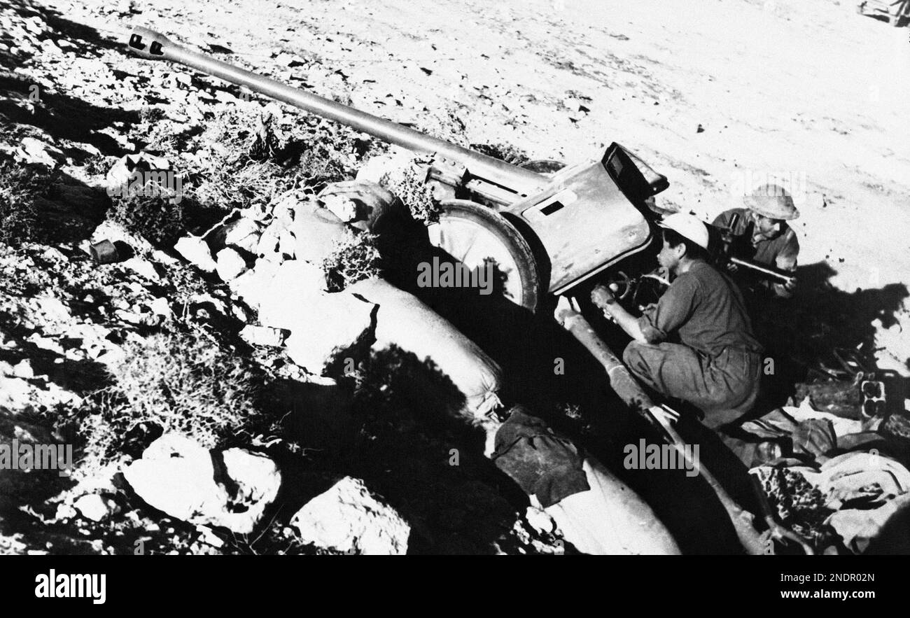 On the desert of Libya in an undated photo these soldiers of the Polish ...