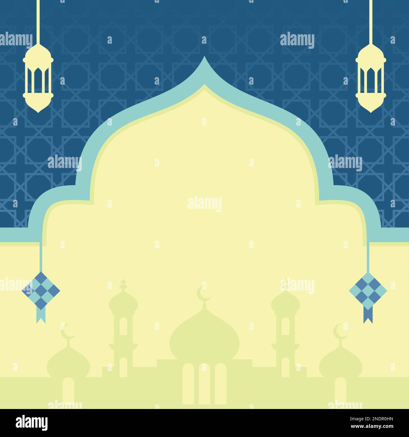 Modern islamic mosque Stock Vector Images - Alamy