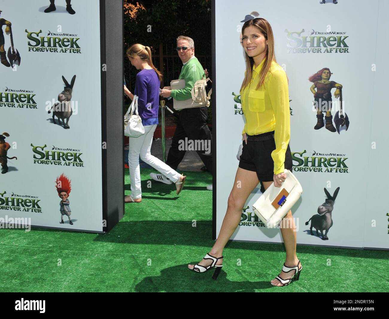 Actress Lake Bell arrives to the premiere of "Shrek Forever After" on ...
