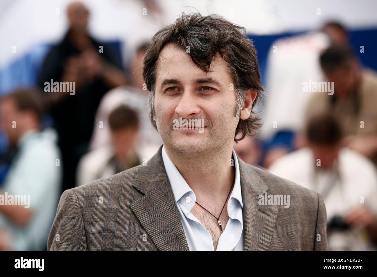 Director and actor Cristi Puiu poses during a photo call for "Aurora", at the 63rd international ...
